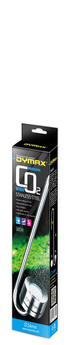 DYMAX STAINLESS STEEL CO2 DIFFUSER DIA. 24mm LENGTH 8cm – DYMAX SINGAPORE